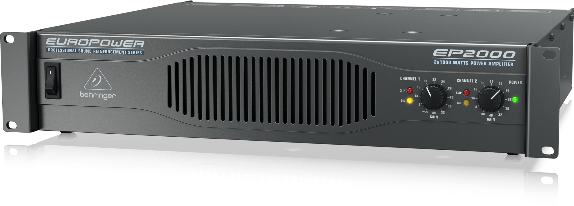 Behringer EP2000 Professional 2,000-Watt Stereo Power Amplifier with ...