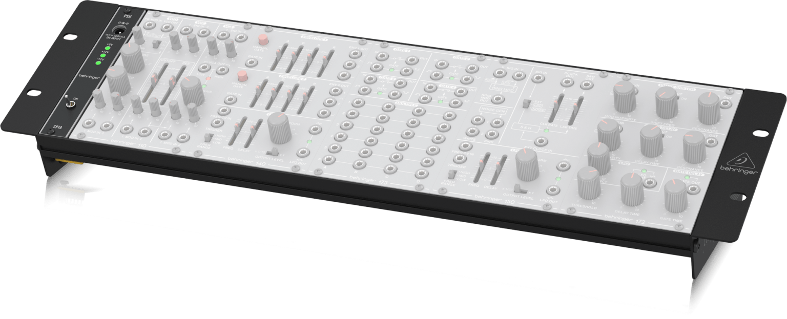 Behringer EURORACK RACK 19″ Desktop/Rack-Mount Kit with Power Supply ...