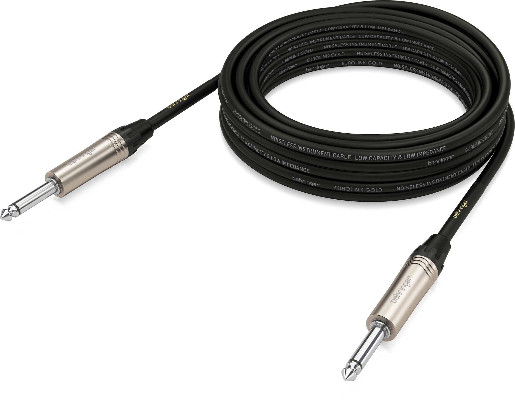 Behringer GIC-600 Gold Performance 6 m (19.7 ft) Instrument Cable with ...