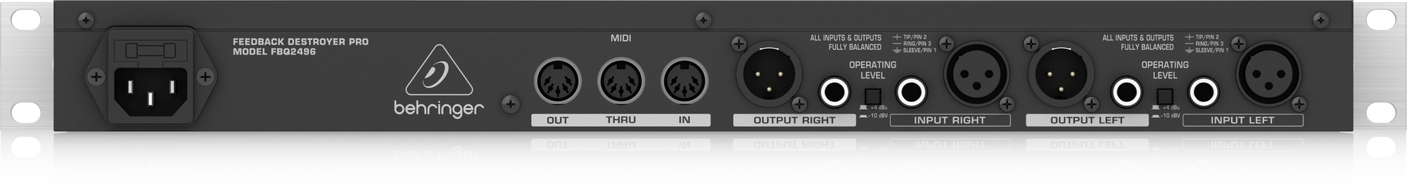 Behringer FBQ2496 Automatic and Ultra-Fast Feedback Destroyer ...