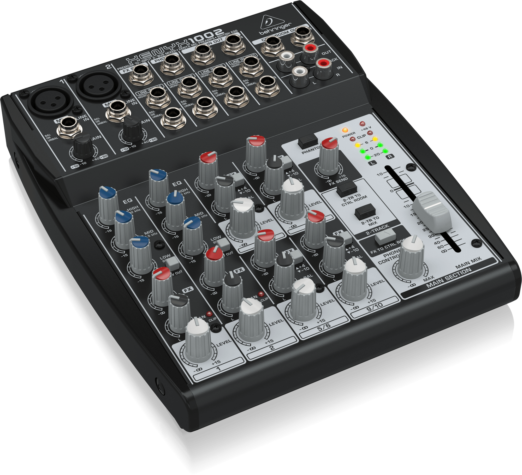Behringer 1002 Premium 10-Input 2-Bus Mixer with XENYX Mic Preamps and ...