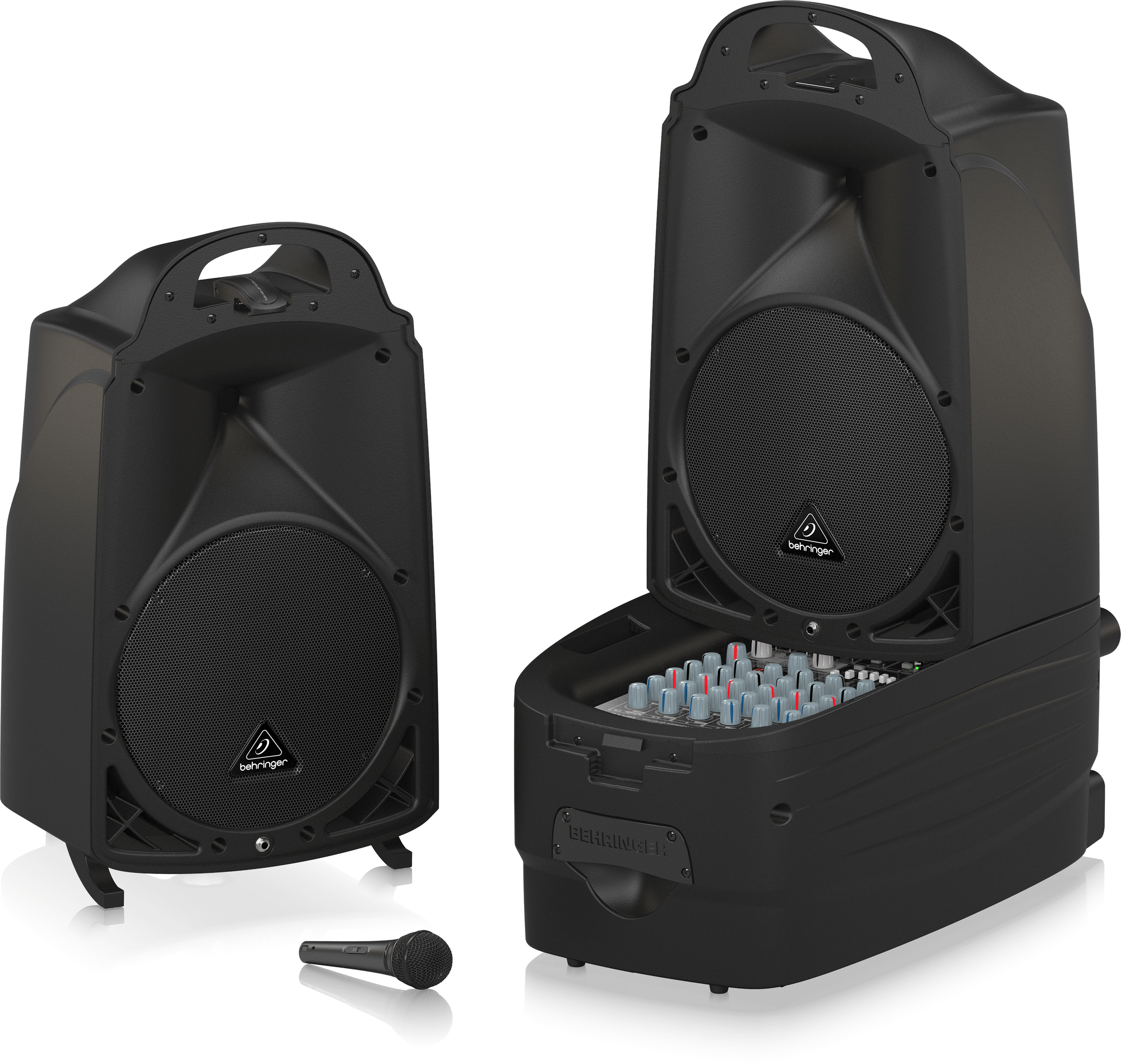 Behringer PPA2000BT Ultra-Compact 2000-Watt 8-Channel Portable PA ...