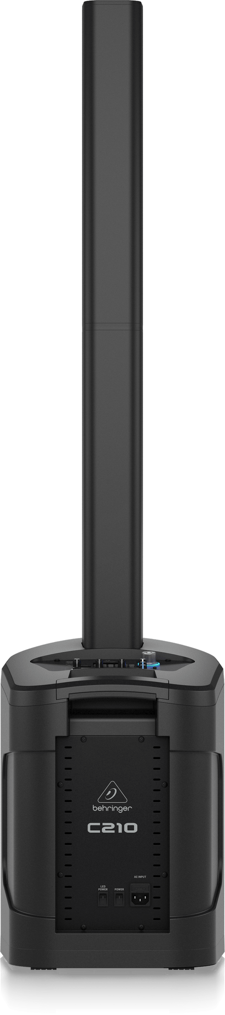 Behringer C210 200 Watt Powered Column Loudspeaker with an 8″ Subwoofer ...