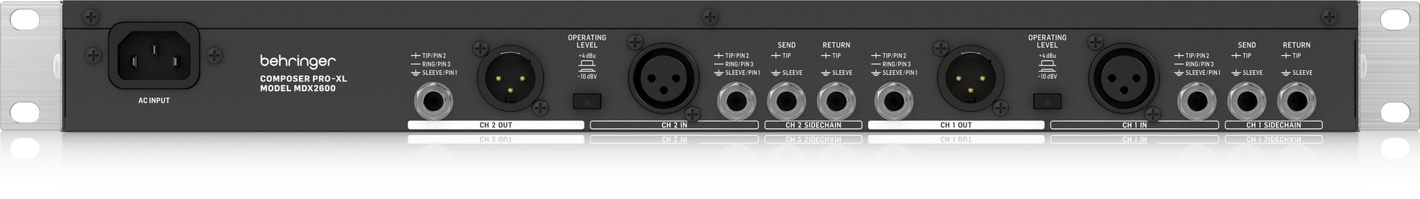 Behringer MDX2600 Reference-Class 2 Channel Expander/Gate/Compressor ...