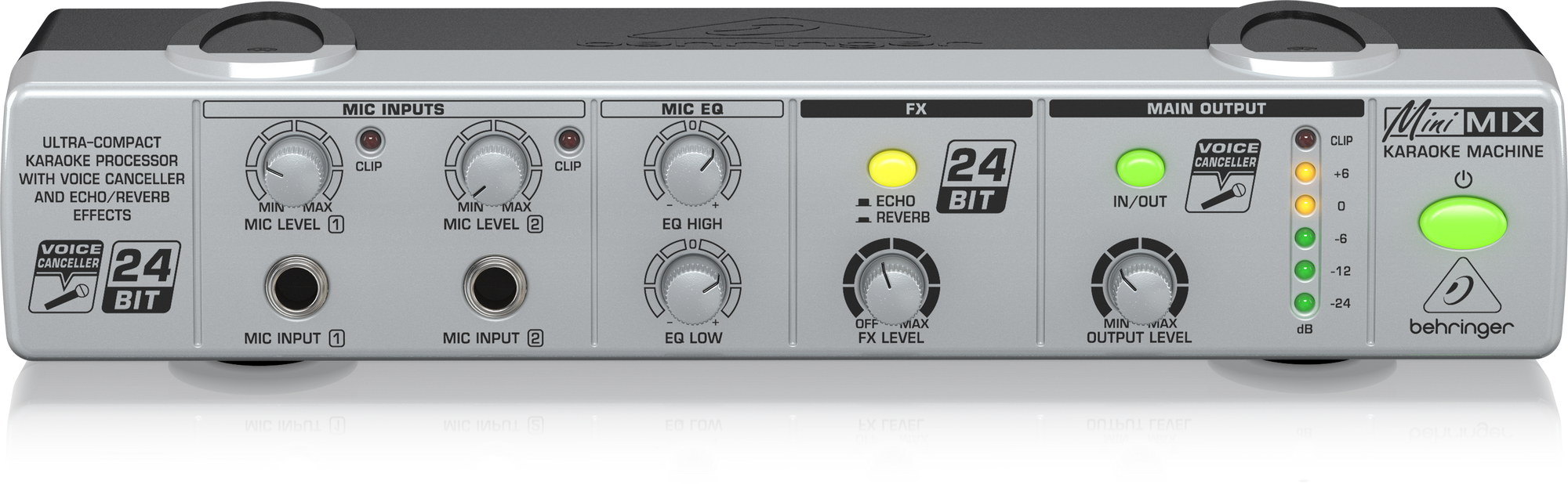Behringer FEX800 Ultra-Compact Stereo Multi-FX Processor – Music ...