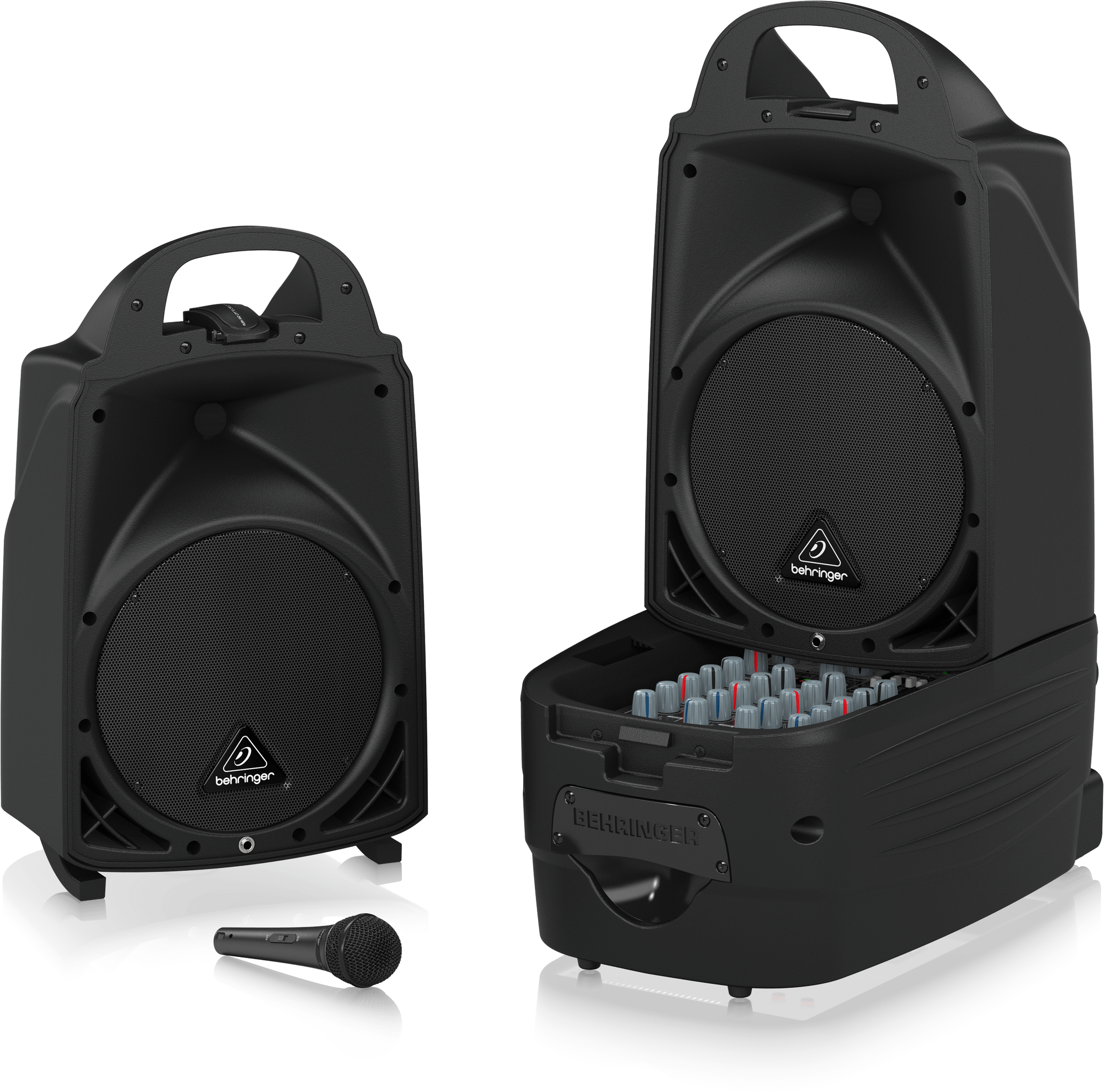 Behringer PPA500BT Ultra-Compact 500 Watt 6 Channel Portable PA System ...