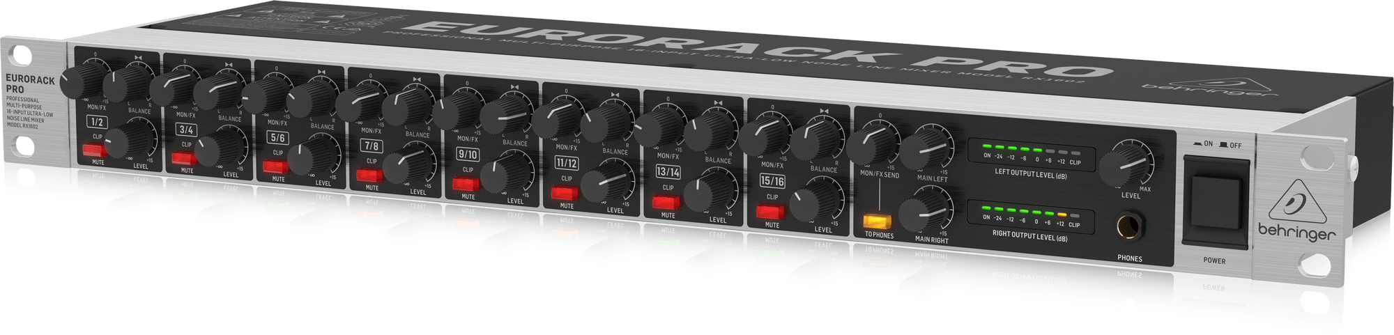Behringer RX1602 Professional Multi-Purpose 16-Input Ultra-Low Noise ...