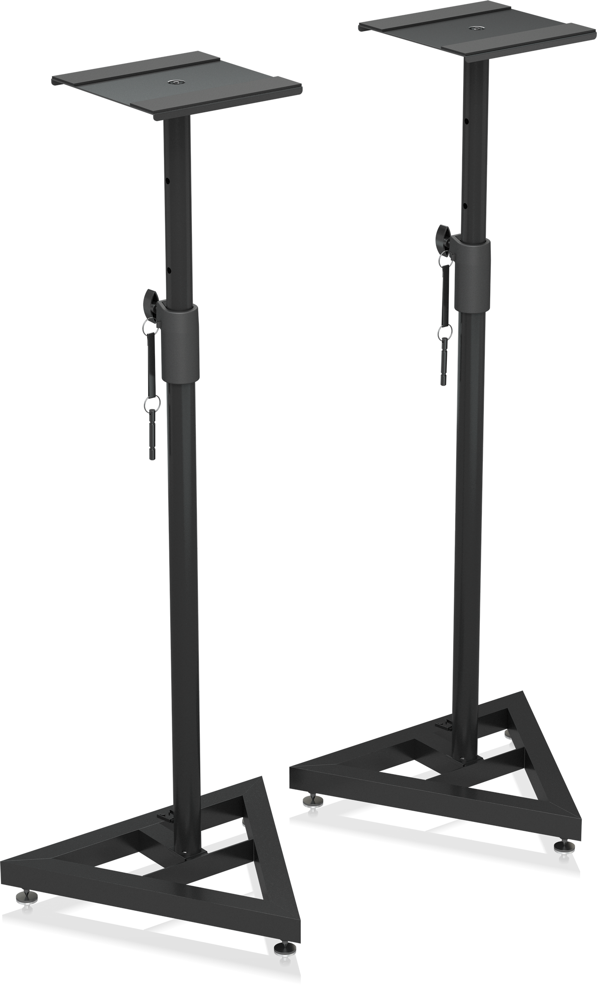 Behringer SM5002 Heavy-Duty Height-Adjustable Monitor Stand Set – Music ...