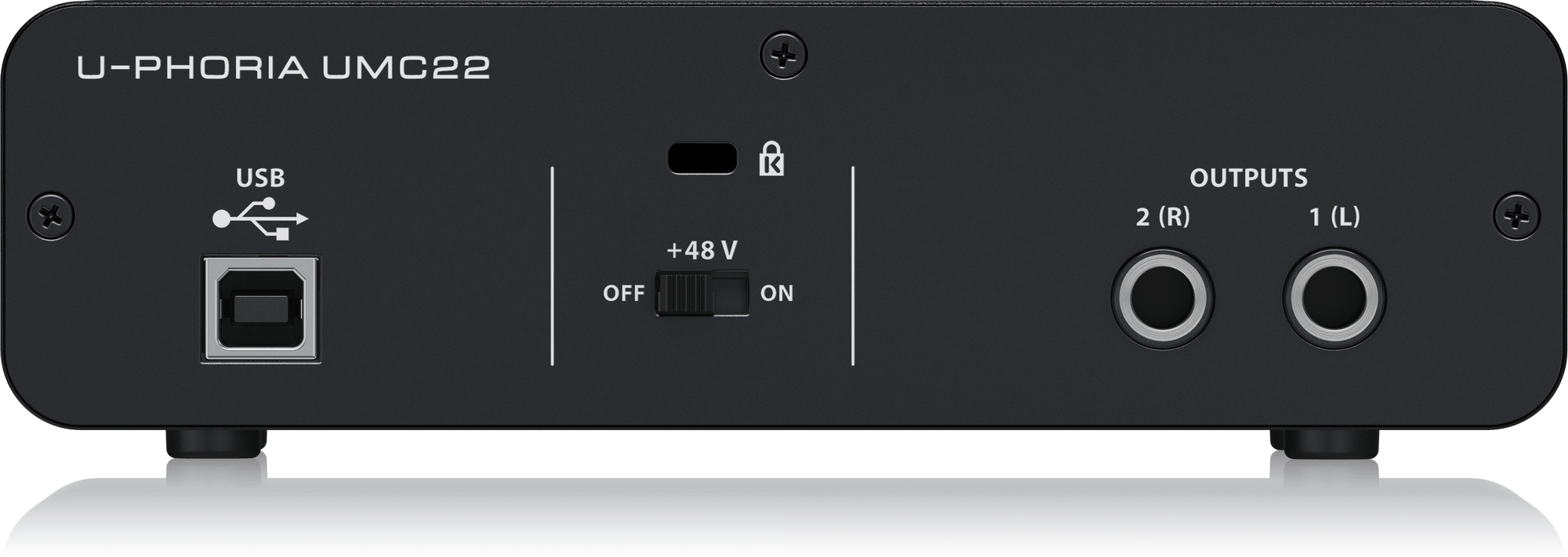 Behringer UMC22 Audiophile 2×2 USB Audio Interface – Music Instruments