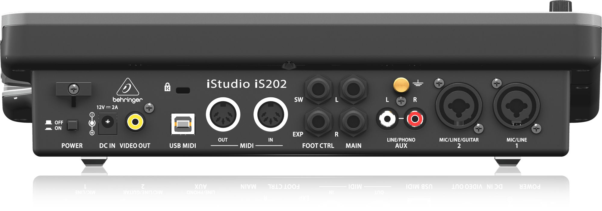 Behringer iS202 Professional Docking Station for iPad with Audio, Video ...