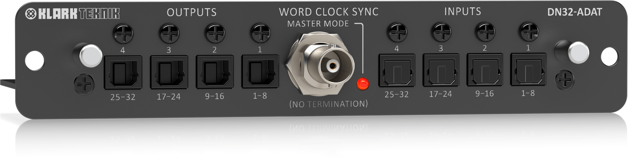 Klark Teknik DN32-DANTE ADAT Expansion Module with up to 32 Record ...