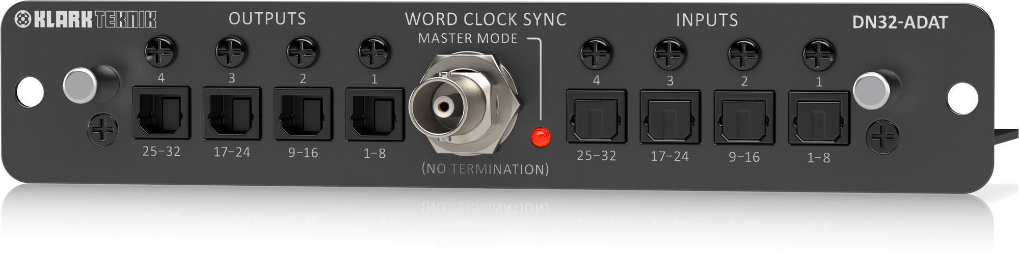Klark Teknik DN32-DANTE ADAT Expansion Module with up to 32 Record ...