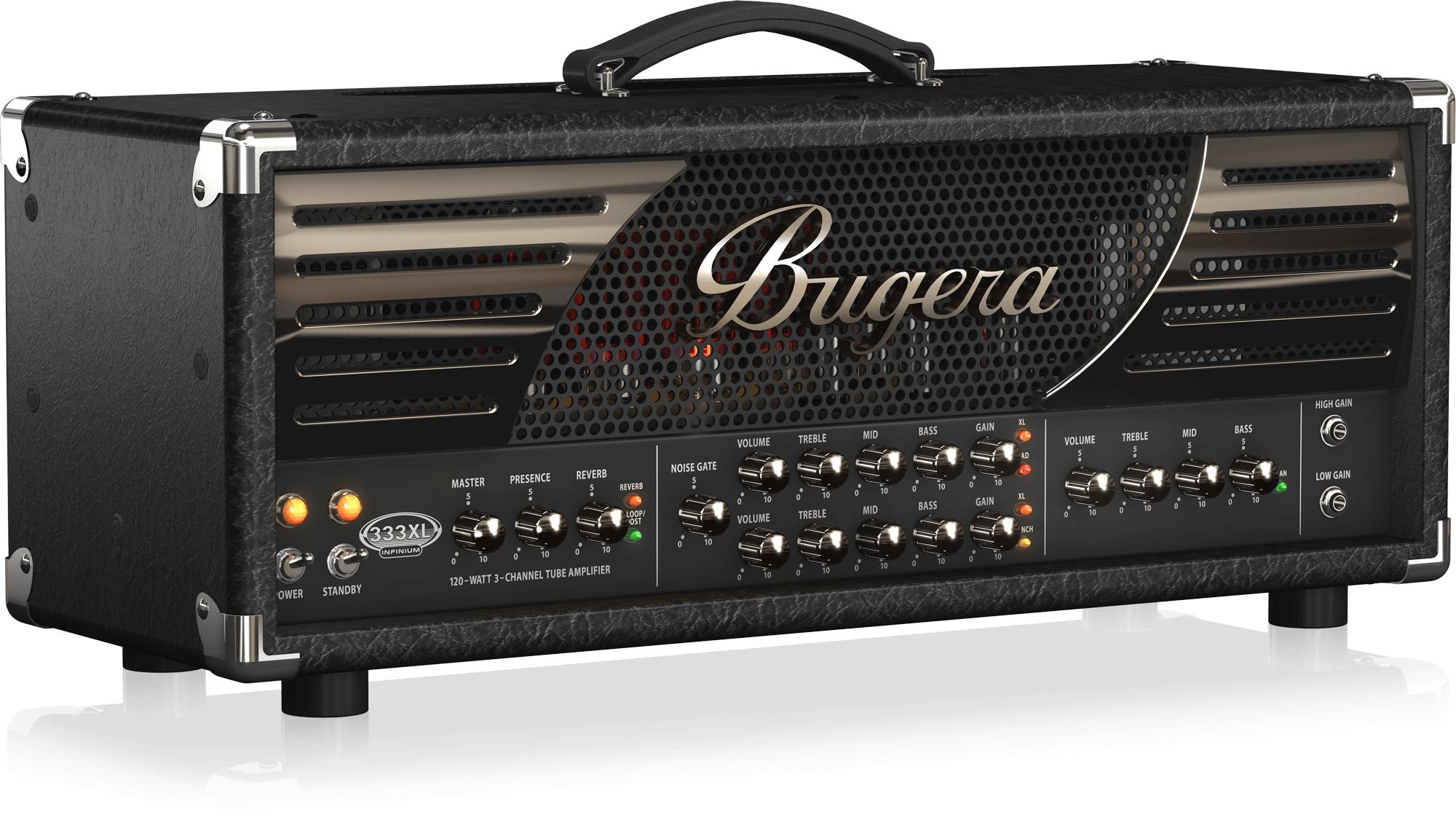 Bugera 333XL INFINIUM Hardcore 120W 3-Channel Tube Amplifier Head with ...