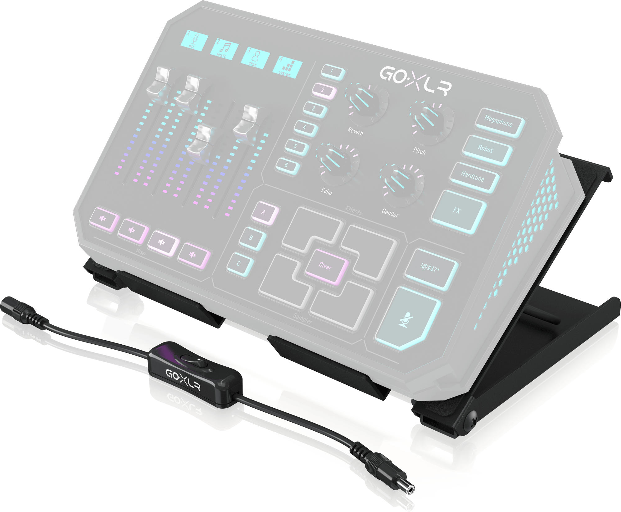 Tc Helicon GoXLR DESK STAND All-Metal Adjustable Desk Stand for GoXLR ...