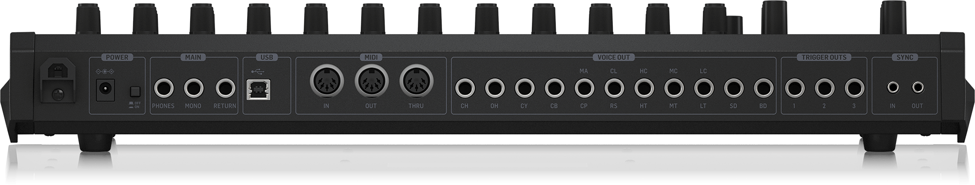 Behringer RD-8 MKII Classic Analog Drum Machine with 16 Drum Sounds, 64 ...