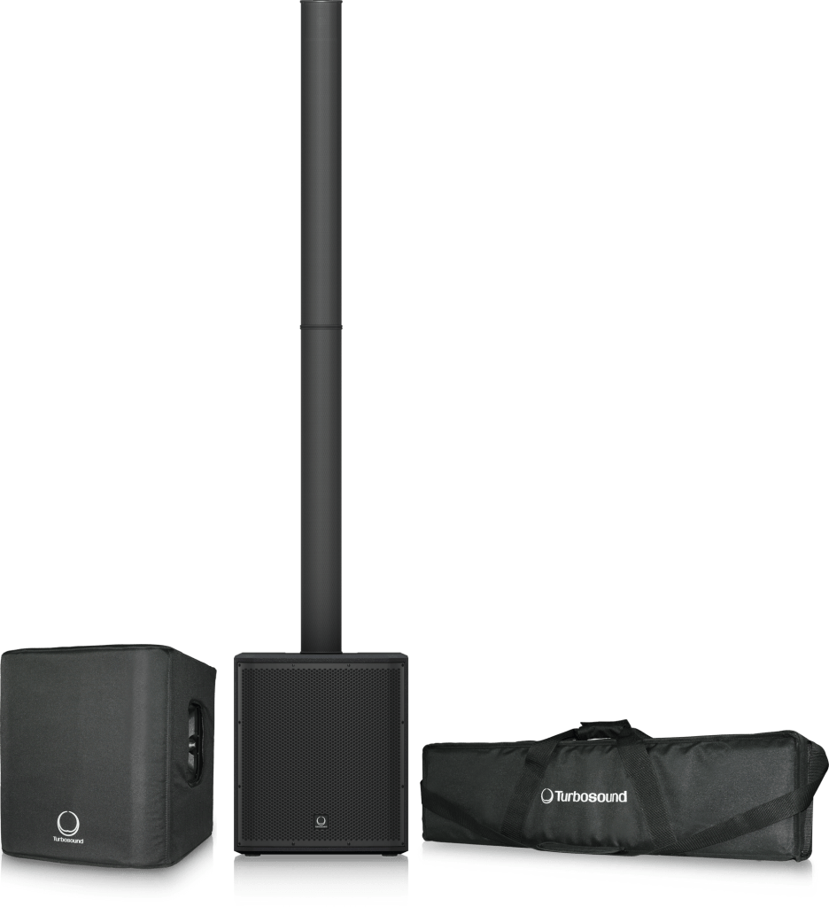 Turbosound iP2000 BUNDLE 1000W Powered Column Loudspeaker with a 12 ...