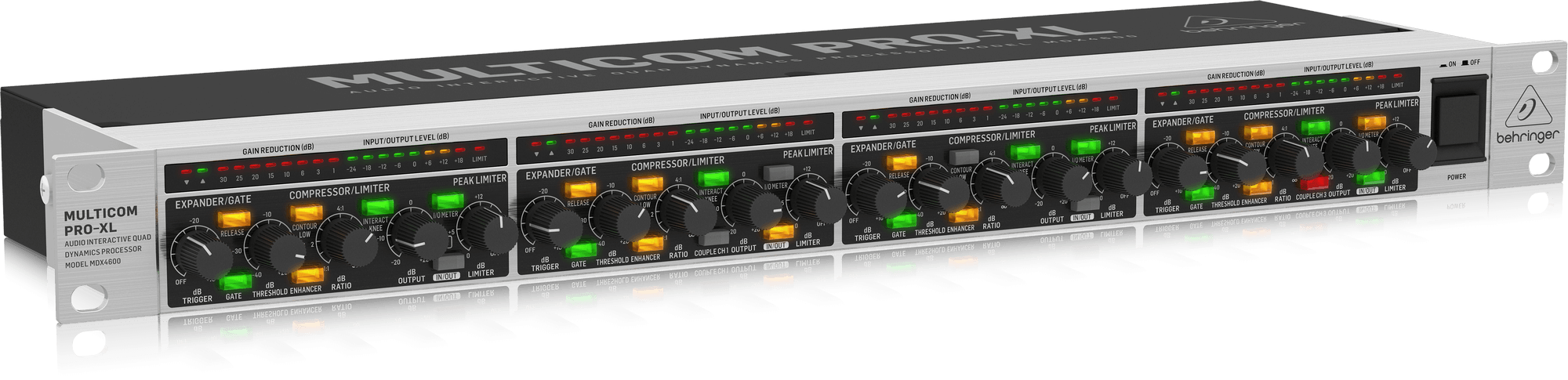 Behringer MDX4600 V2 Reference-Class 4-Channel Expander/Gate/Compressor ...